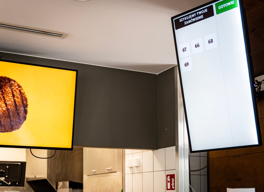 order status screen